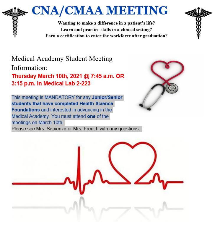 CNA/CMAA Meeting | Martin County High School